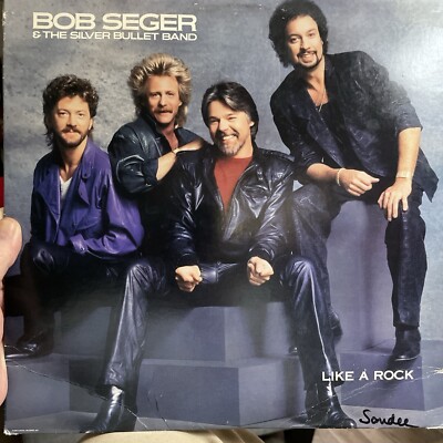 Like A Rock Bob Seger& The Silver Bullet Band Capitol PT 12398 Lp 1986 ...