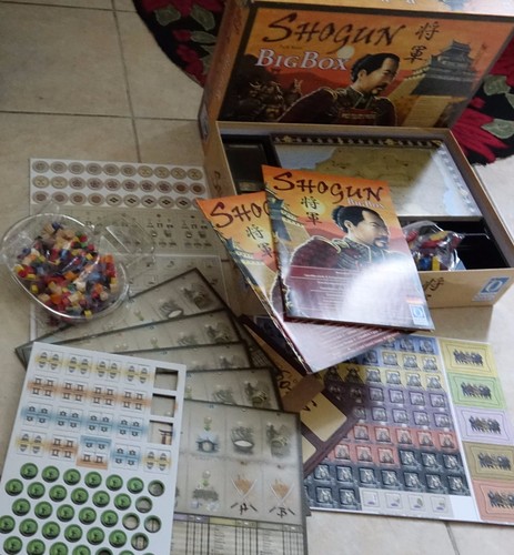 Shogun Big Box Strategy Board Game- INCOMPLETE FOR PARTS | eBay
