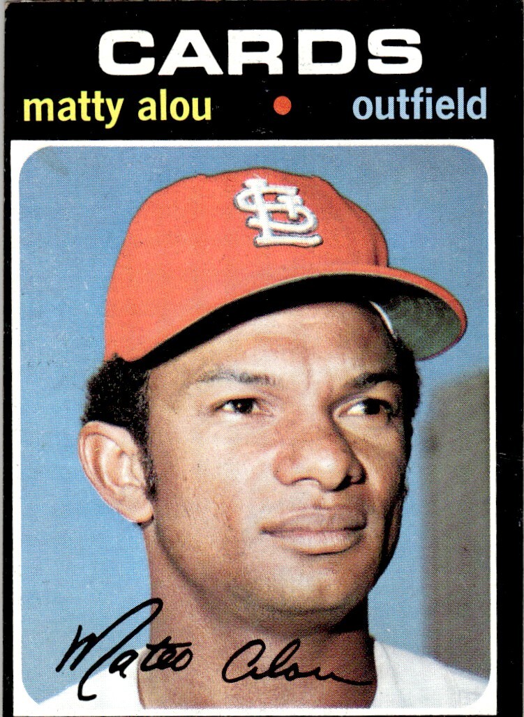 1971 Topps Baseball Matty Alou St. Louis Cardinals #720 EX | eBay