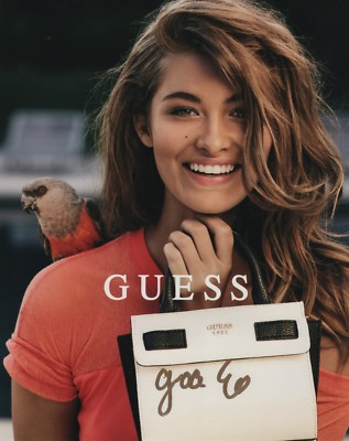 Grace Elizabeth model REAL hand SIGNED 8x10 Photo #3 COA Guess Victoria ...