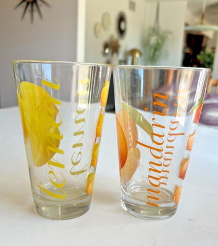 Cerve Glass Made In Italy, Rare And Super Cute Lemon & Mandarin barware ...