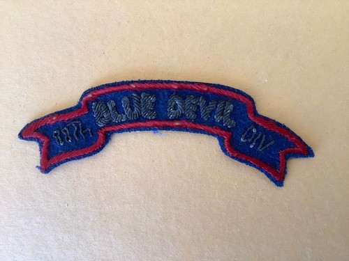 WWII Italian Made 88th Blue Devil Division Artillery Tab - Beauty and ...