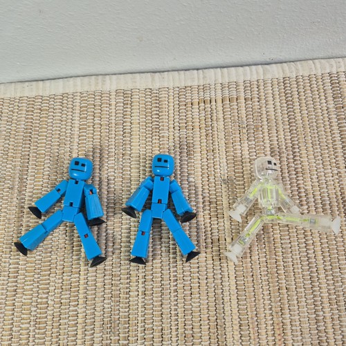 Stikbot Stop Motion Animation Stick Bots Lot Of 3 Figures | eBay