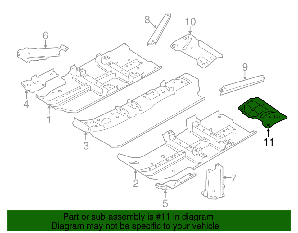 Genuine Nissan Under Cover 74815-4BA0A | eBay