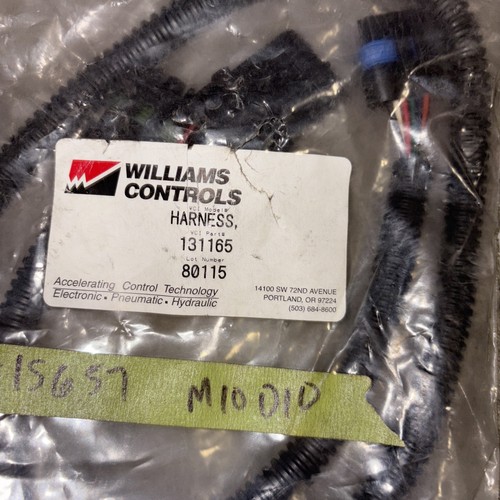 131165 - WIRE HARNESS, GENUINE WILLIAMS CONTROLS E2 | eBay