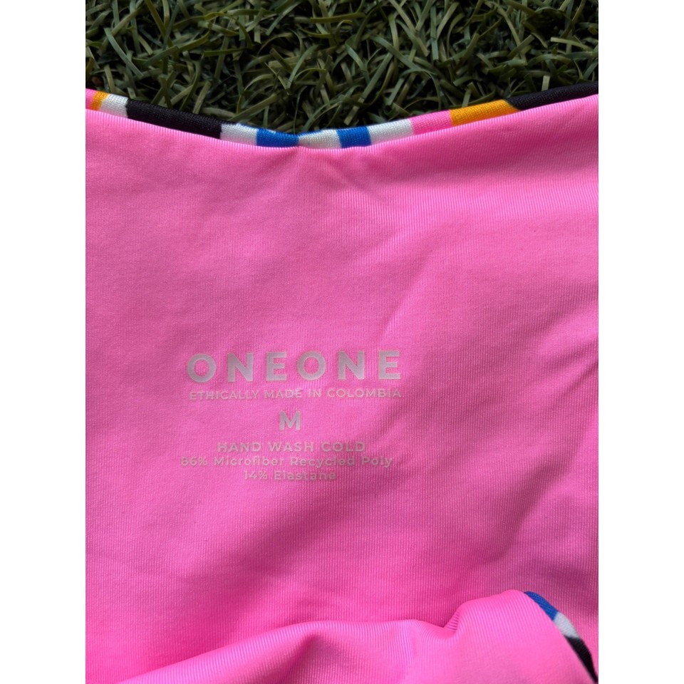 ONEONE Cheeky Bikini Bottoms Retro Print Swimwear Colorful Thong Size M | eBay