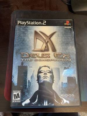 Deus Ex : The Conspiracy PS2 Playstation 2 - Artwork Case and Disc ...