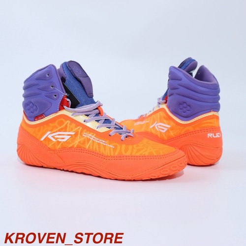 RUDIS KS INFINITY EDGE ADULT WRESTLING SHOES - WORLD WIDE (Orange) | eBay