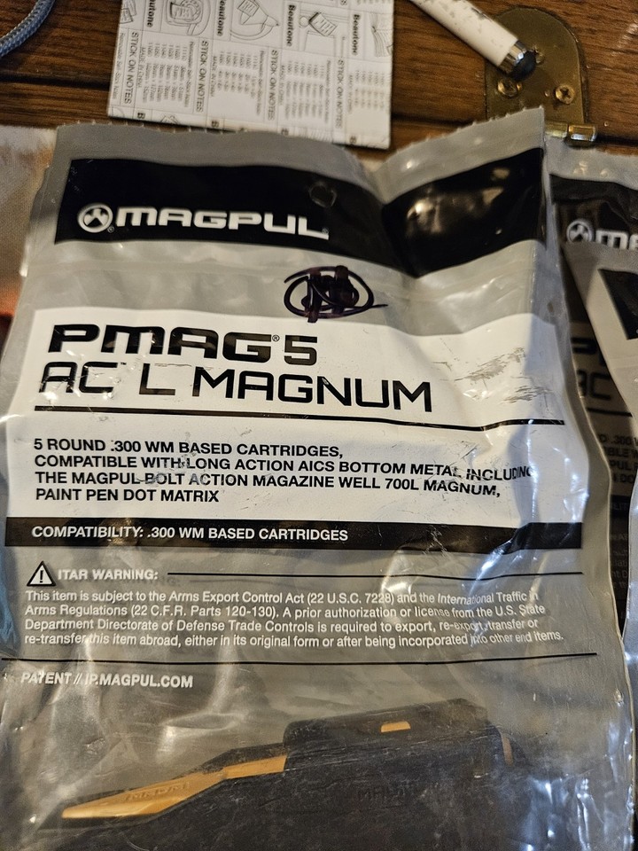 MAGPUL PMAG 5 AC L MAGNUM MAG698-BLK | eBay