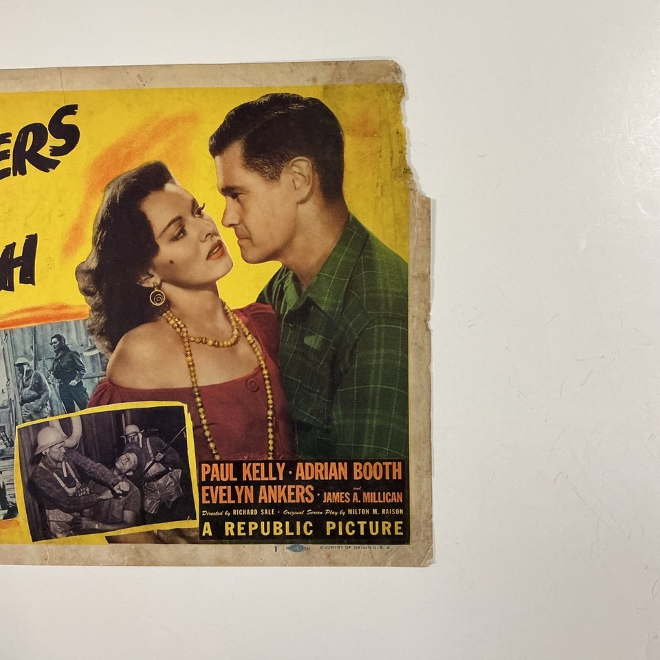 1947 Spoilers Of The North Original 11x14” Title Lobby Card Evelyn ...