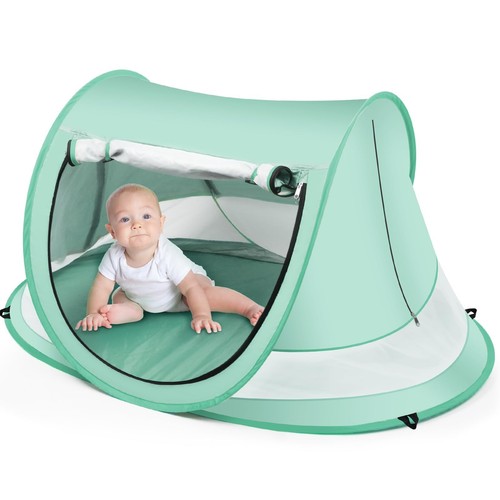 Baby Beach Tent,Large Pop Up Beach Tent Sun Shade for Beach,Portable ...