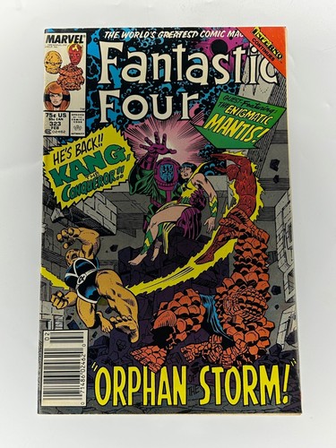 Fantastic Four #323 Newsstand - 1961 series Marvel comics VF+ Inferno ...