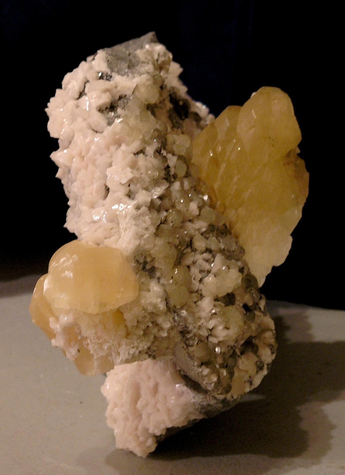 NICE Calcite on Pink Dolomite Fine Mineral Specimen, Marcil Q. St ...