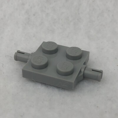 LEGO 4600 Light Bluish Gray Plate, Modified 2 x 2 with Wheels Holder ...