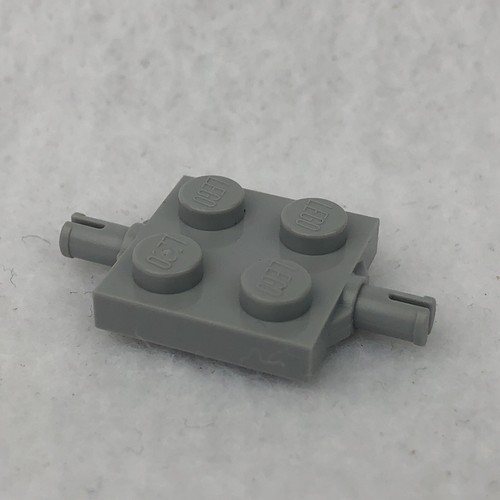 LEGO 4600 Light Bluish Gray Plate, Modified 2 x 2 with Wheels Holder ...