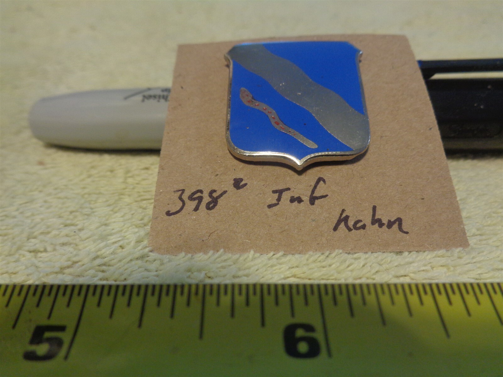 398th Infantry Kahn Unit Crest, DI, DUI (DRAW#201) | eBay