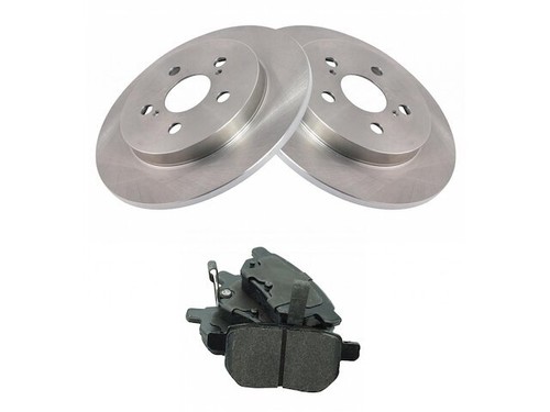 For 2012-2015 Toyota Prius Plug-In Brake Pad and Rotor Kit Rear 24295TX ...