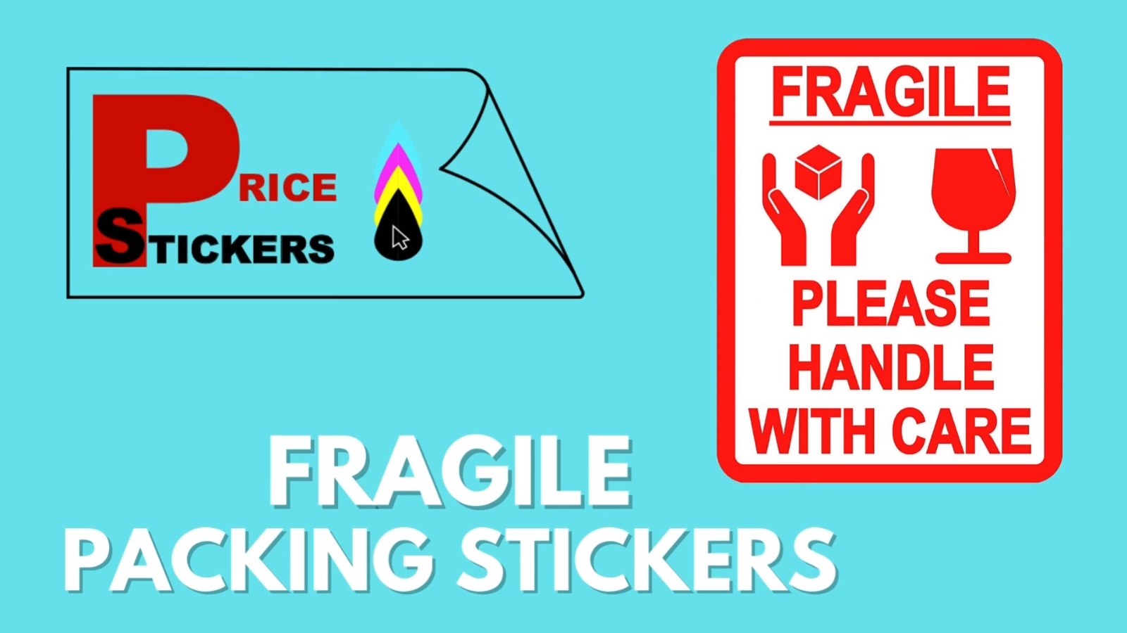 FRAGILE Stickers - Large 80 x 103mm - Fragile - Parcel Labels | eBay UK