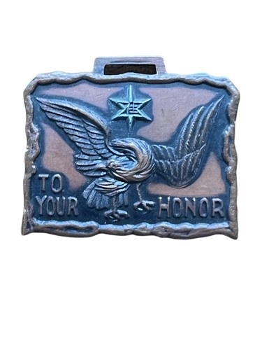 Vintage Japanese School Award with Eagle Reverse "To Your Honor And ...