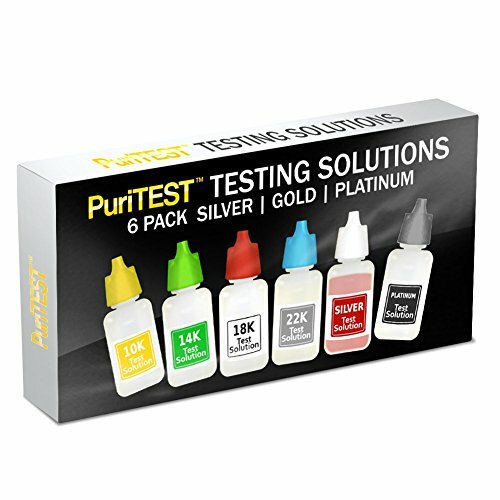 Precious Metals Testing Kit w Touch Stone Easy to Use Over 100 Tests ...