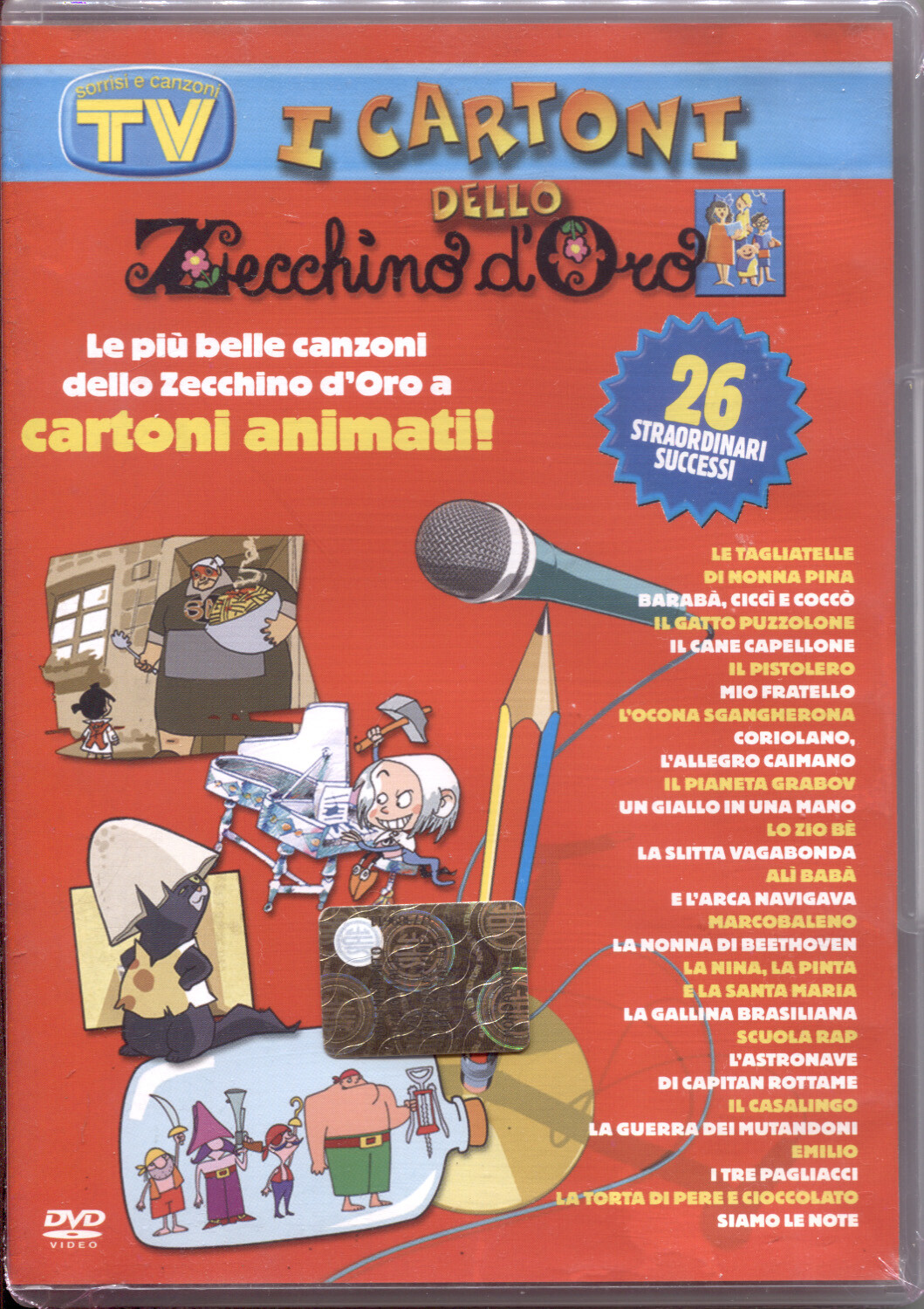 I CARTONI DELLO ZECCHINO D'ORO VOLUME 3 - DVD NUOVO E SIGILLATO, RARO ...