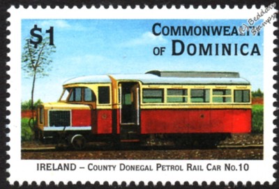County Donegal Railway (CDR) Ireland/Irish Diesel Railcar No.10 Train ...
