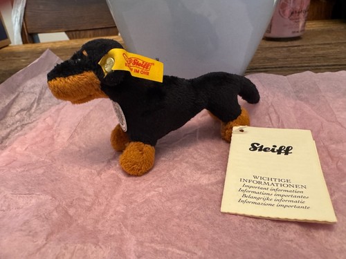 Vintage Steiff Schluesselanhaenger Dachshund Key Ring | eBay