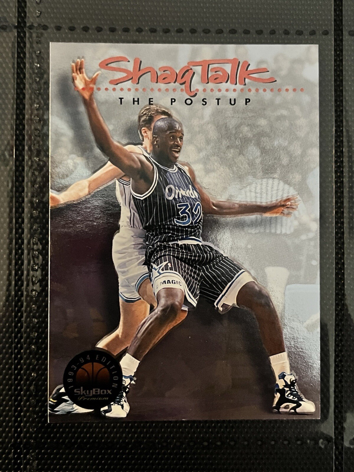 1993 Skybox Premium #3 Shaquille O’Neal Shaq “The Post Up” NBA Legend ...