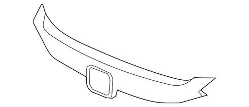 Genuine Honda 2016-2019 Honda Civic - Molding Front Grille Center 71125 ...