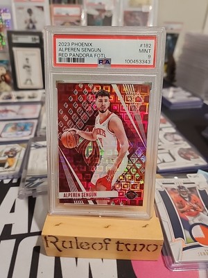 2023 Panini Phoenix Alperen Sengun #182 RED PANDORA FOTL /11 PSA 9 POP ...