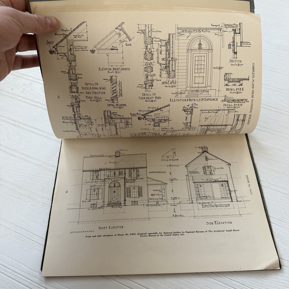 1923 Architectural Plan Book ASHSB Kelly Lumber Springfield Kentucky KY ...