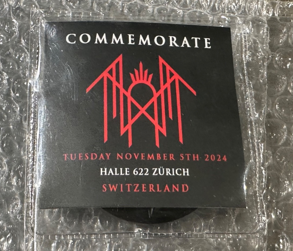 Sleep Token Switzerland Ritual Coin Commemorate Zurich November 5 2024 ...