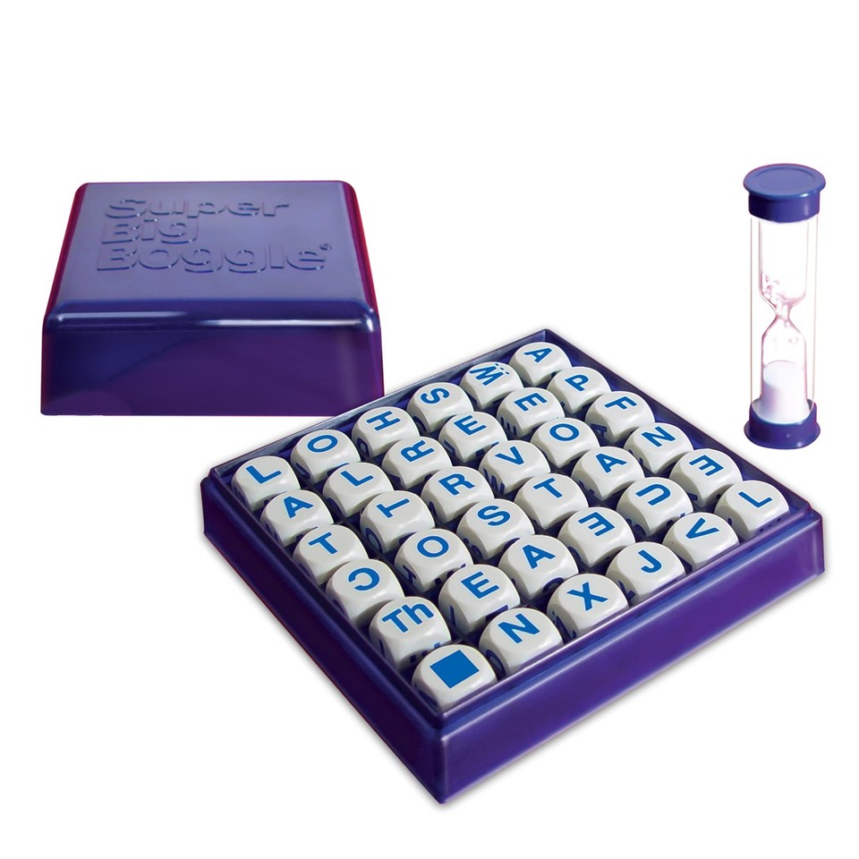 Super Big Boggle with 6x6 Grid and 36 Letter Cubes by Games USA, the ...