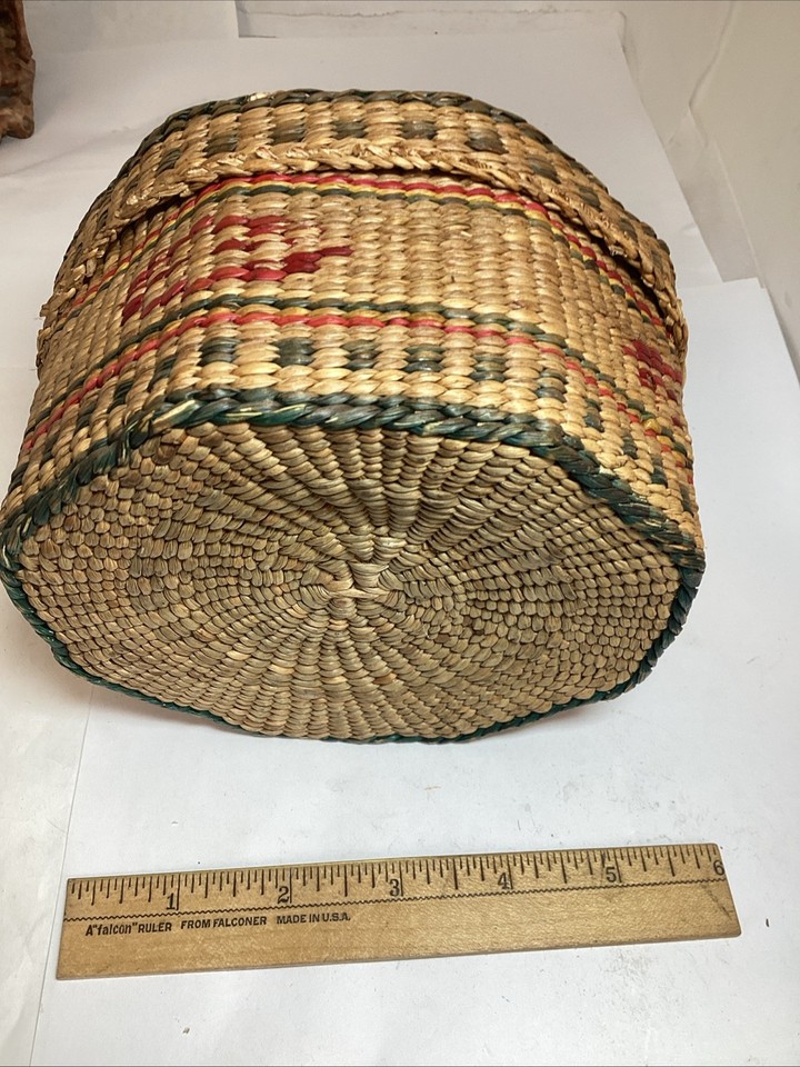 Vintage Sweet grass Box Handmade Octagon Gullah South Carolina | eBay
