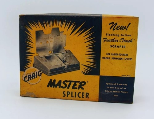 Vintage CRAIG Master Splicer - 8mm/16mm Film - Sound/Silent | eBay