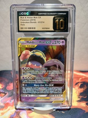 Muk & Alolan Muk GX 61/214 Sm-Unbroken Bonds Holo | eBay