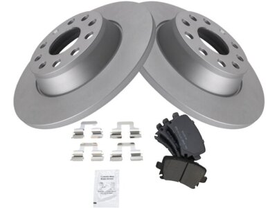TRQ 93XH18D Rear Brake Pad and Rotor Kit Fits 2009-2010 VW Eos | eBay