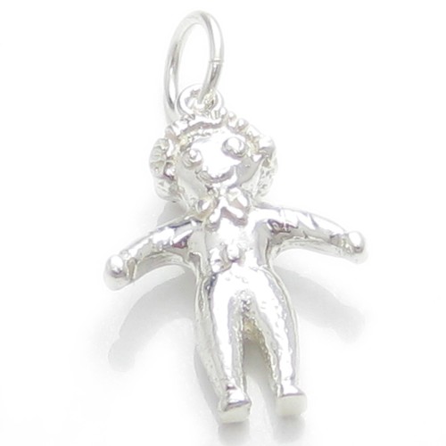 Rag Doll sterling silver charm .925 x 1 Raggy Dolls charms- | eBay ...