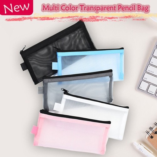 Nylon Transparent Stationery Bag Large Capacity Storage Bag Student | eBay