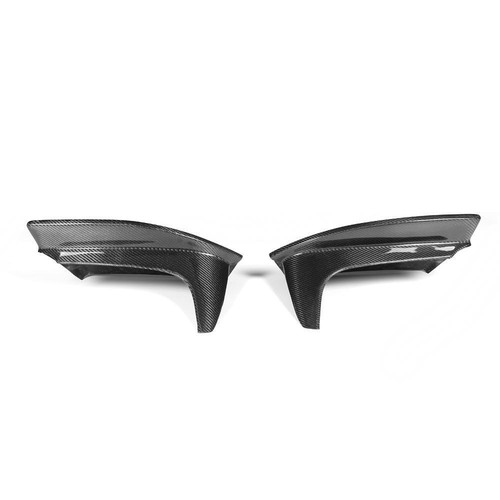 Front Bumper Side Splitters Lip Flaps Carbon Fiber 2pcs For 10-13 BMW ...
