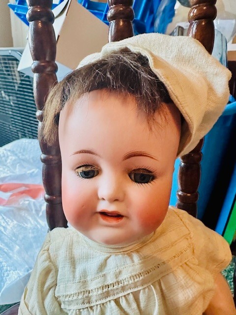 Antique 15" German Bisque Head Doll Armand Marseille 435 Dream Baby ...