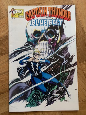 CAPTAIN THUNDER AND BLUE BOLT #2 HERO GRAPHICS FINE/VERY FINE (Z83) | eBay