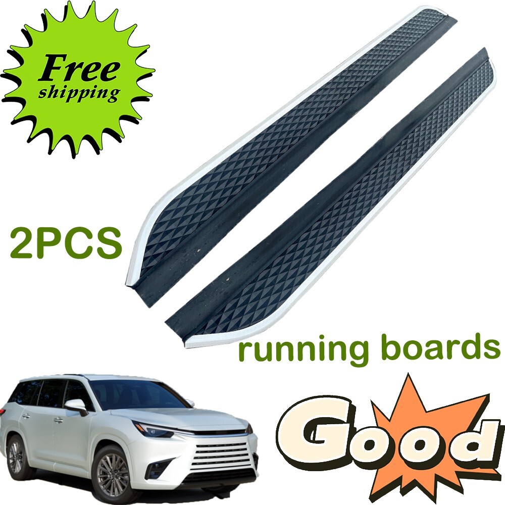 2PCS Running Boards Side Step Nerf Bars Fits for Lexus TX TX350 TX500h ...