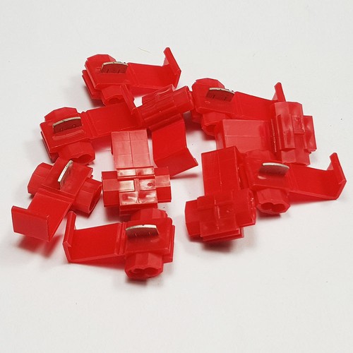 Red Scotchtlock Low Voltage Insulated Connector Terminals Crimp ...