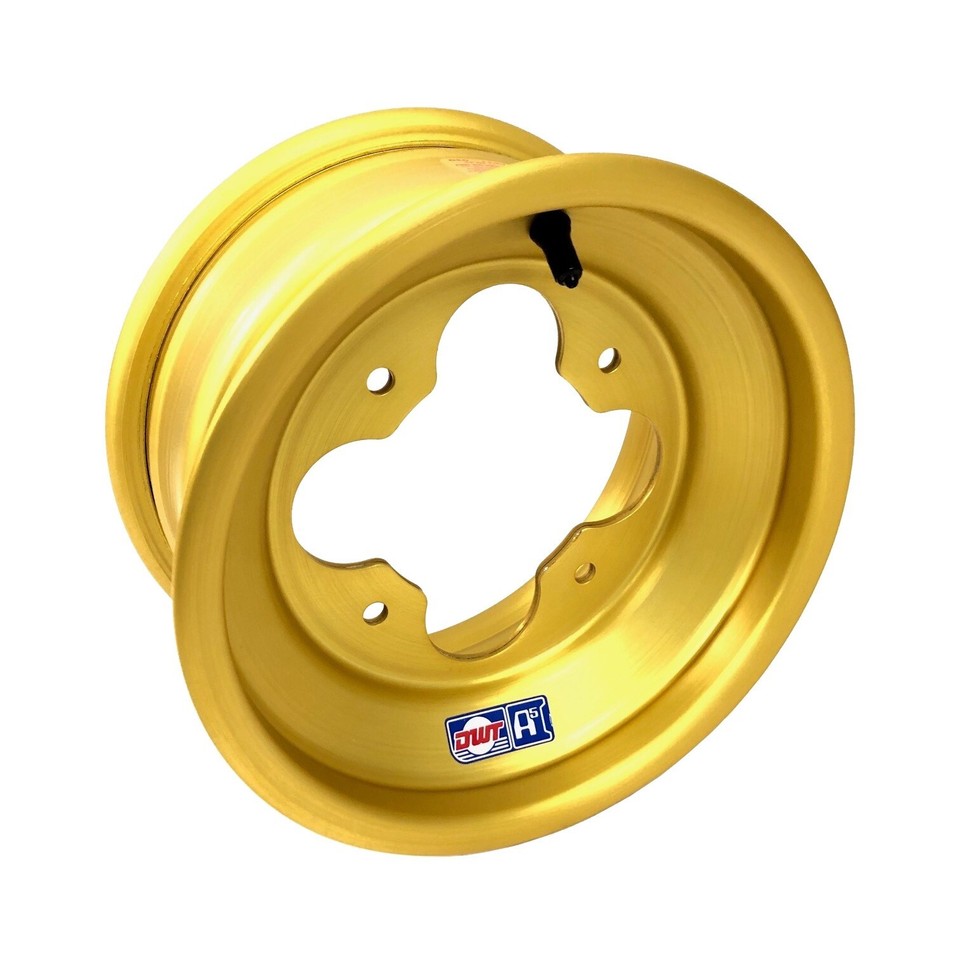 DWT Gold A5 Front 10" & Rear 9" Rims Wheels Honda TRX 250R 400EX 450R ...