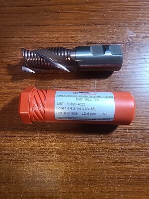 Minicut 1.25" HSS Roughing Endmill 3FL 2.25"LOC 4.75"OAL TC820-4022 | eBay