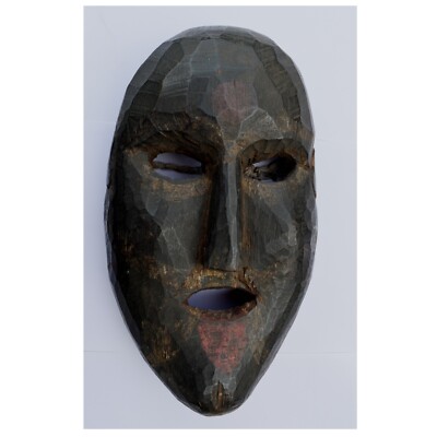 Wooden Himalayan Primitive Mask Collective art Authentic Old mask Nepal ...