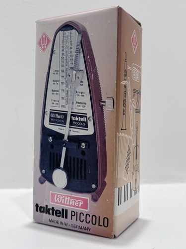 Vintage NIB Wittner Taktell Piccolo Metronome Ivory Made In West ...