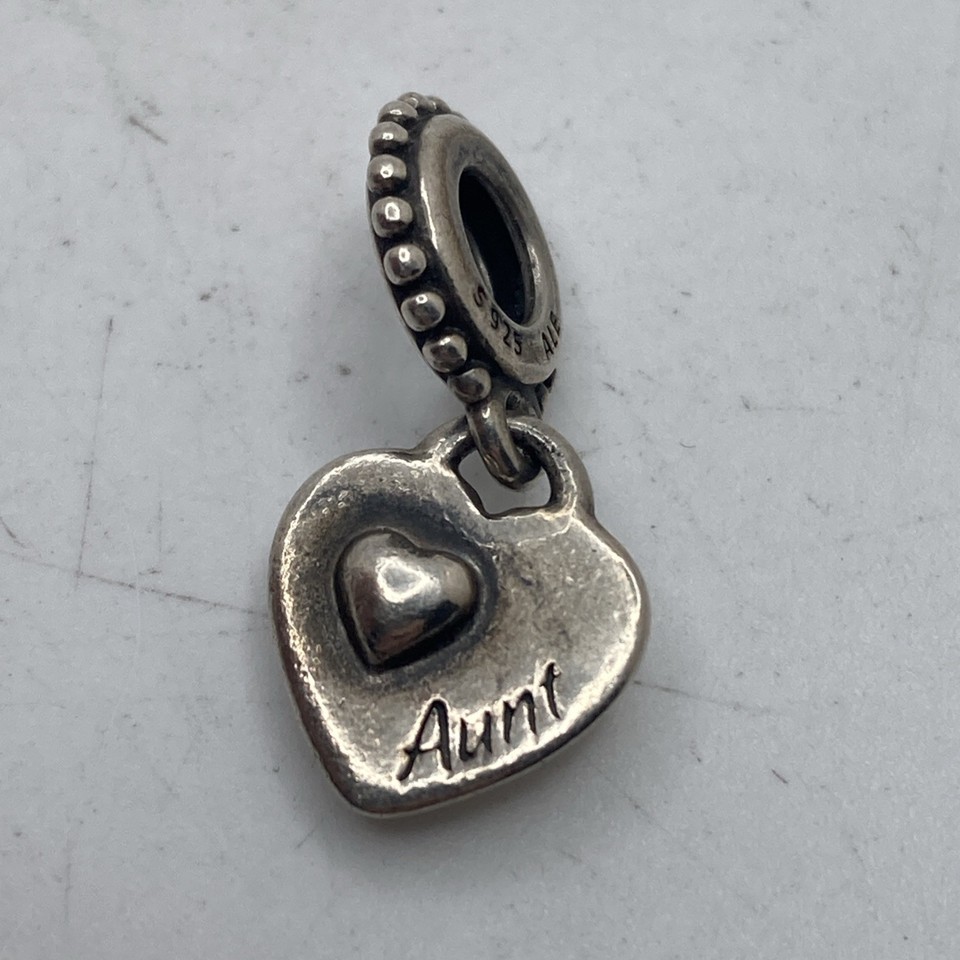 Pandora Sterling Silver 925 ALE Stamp Charms 5 Nurse Aunt You & Me ...
