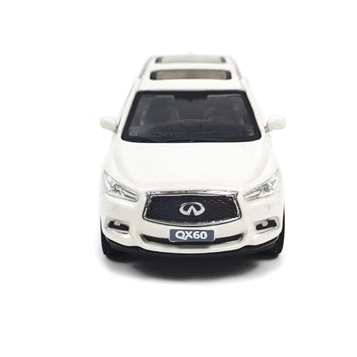 Paudi Model 1/64 Scale Infiniti Qx60 2017 Model Car, White, Finished ...